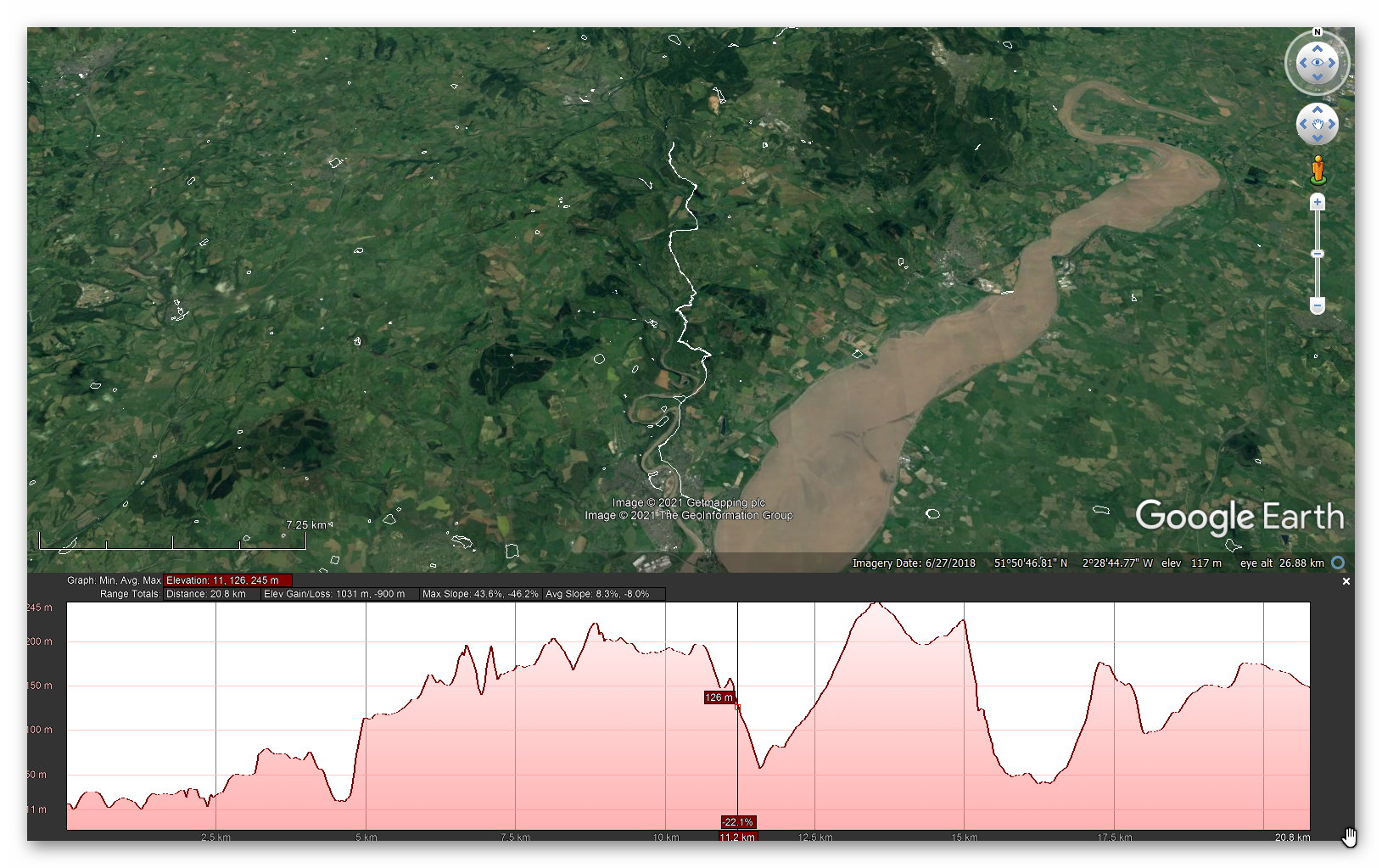 Prehistoric Canals (Dykes) - Offa's Dyke (LiDAR Survey) - Prehistoric ...