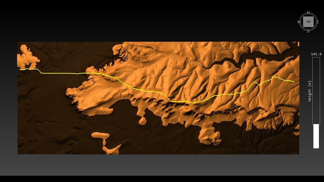 Wansdyke LiDAR Flyover - Prehistoric Britain