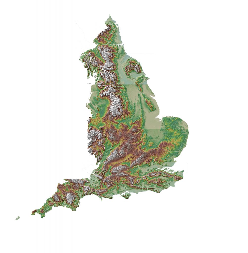 LiDAR Tile Reference Map - Prehistoric Britain