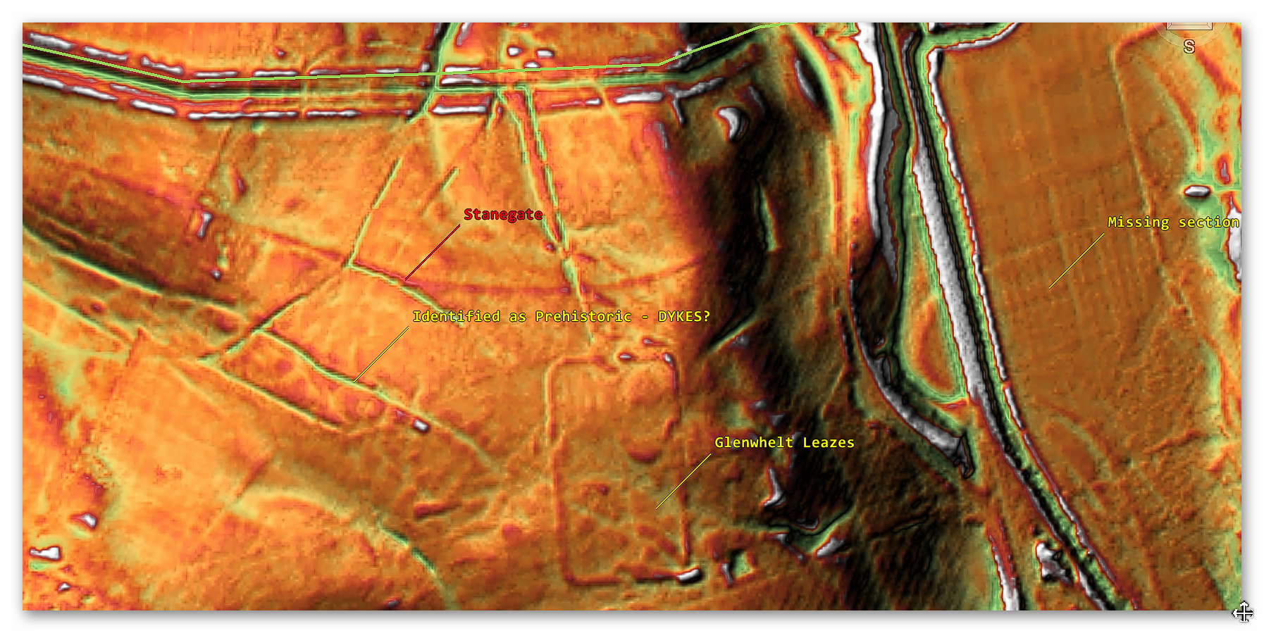 Prehistoric Canals (Dykes) - Hadrian's Wall Vallum (pt 1) - Prehistoric ...