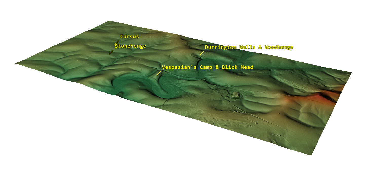 FREE Stonehenge LiDAR Maps - Prehistoric Britain